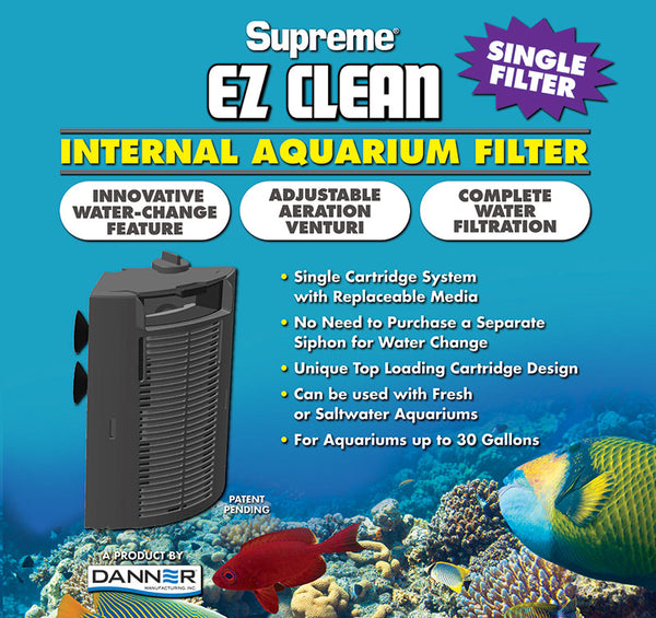 Supreme EZ Clean Single Internal Filter